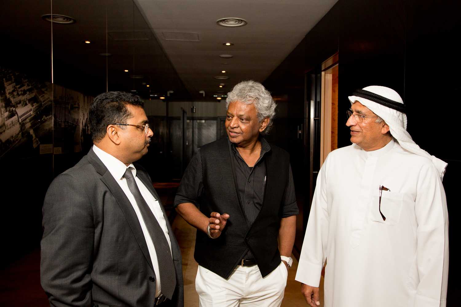 Ali Yateem and Mathews Jacob of Yateem Opticians at Vision-X VP Awards ...