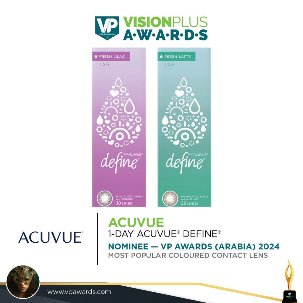 ACUVUE - 1-DAY ACUVUE® DEFINE® : A VisionPlus Awards 2024 Nominee | VisionPlus Magazine